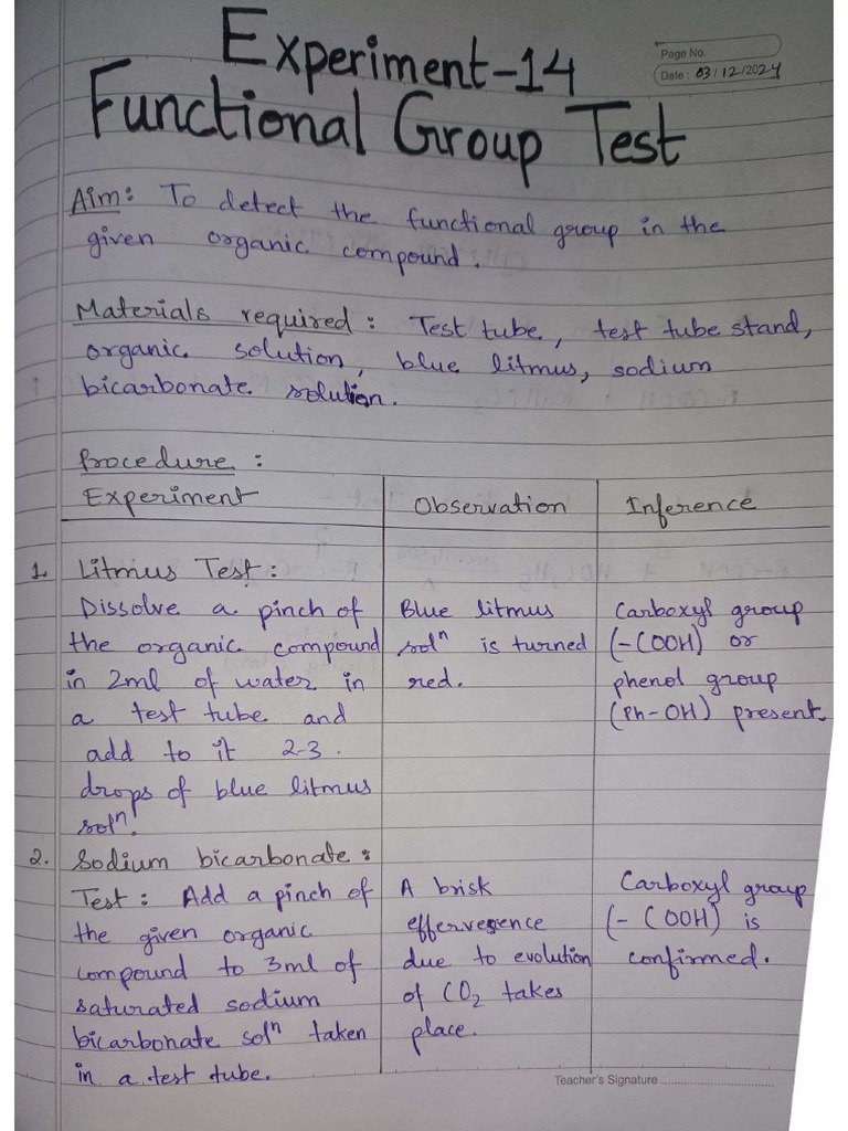 Experiment 14 Functional GRP Test | PDF