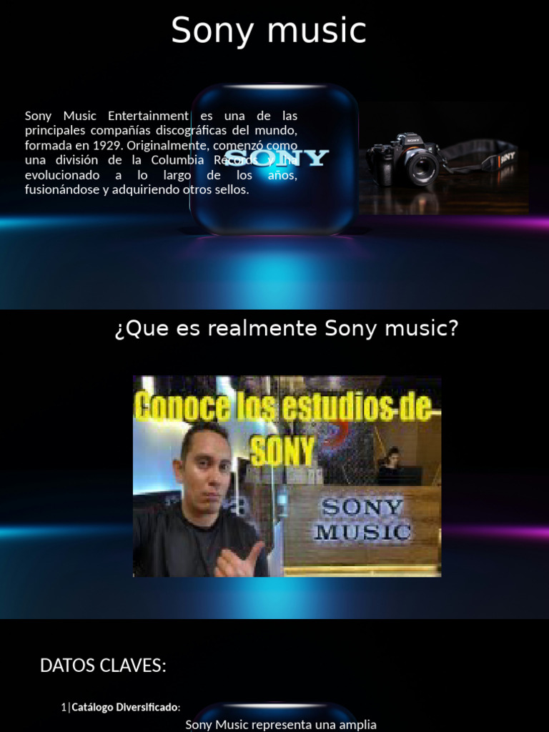 Sony music- trabajo | PDF