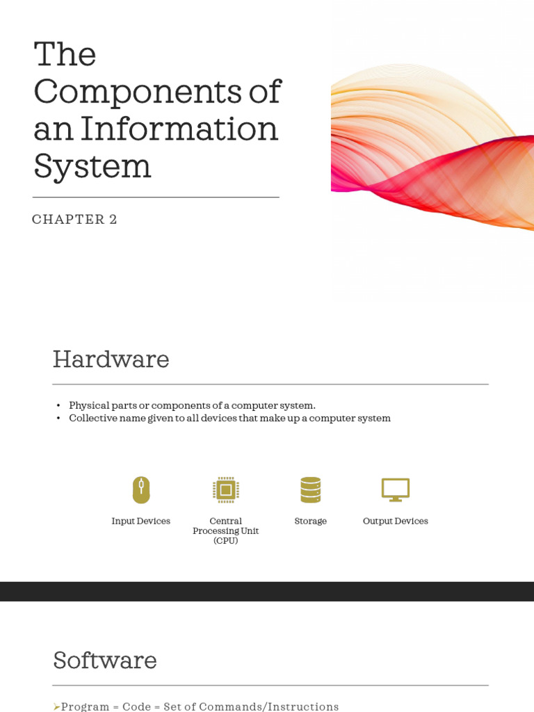 Ch2- Components of Info System | PDF | Central Processing Unit | Microcontroller