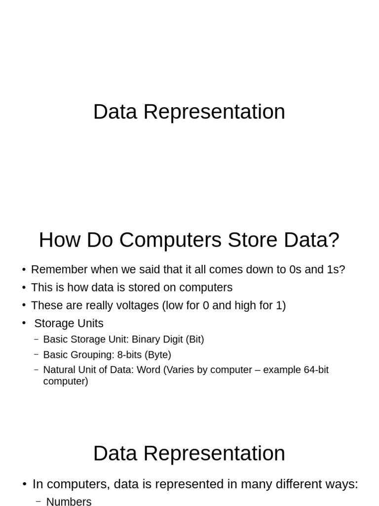 7datarepresentation Pdf Integer Computer Science Arithmetic 6806