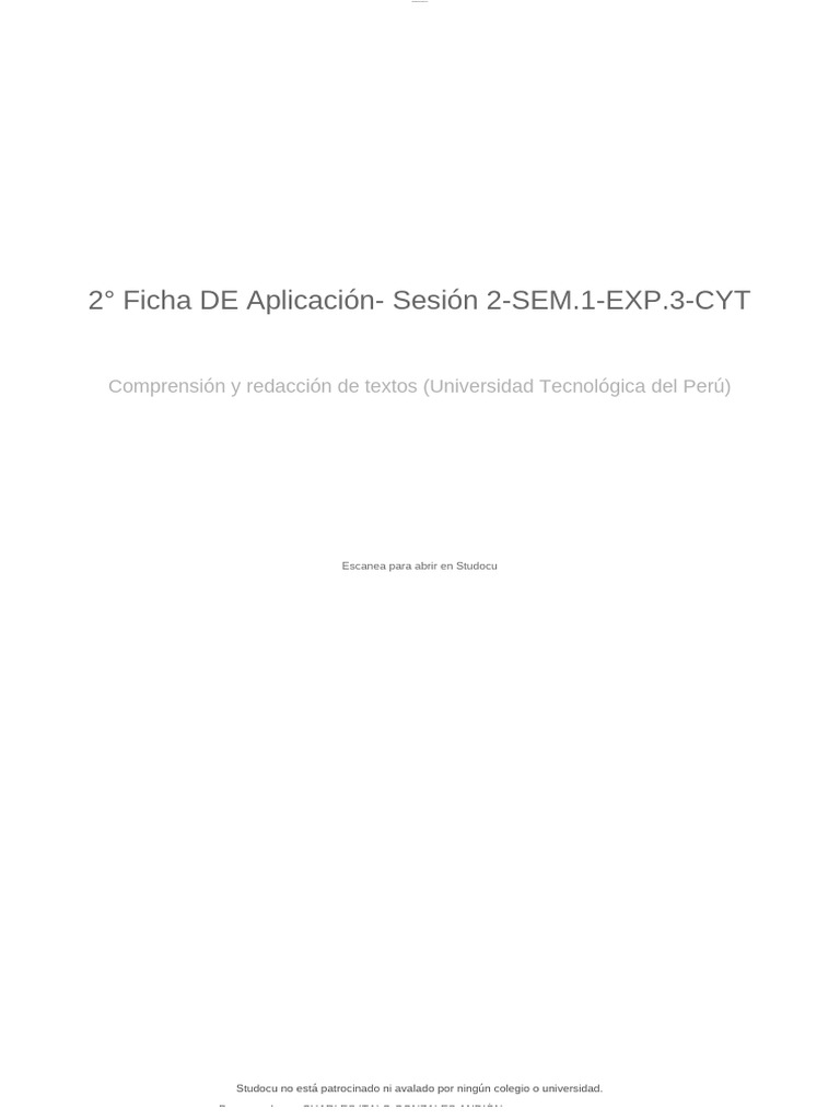 20 Ficha de Aplicacion Sesion 2 Sem1 Exp3 Cyt | PDF | Átomos | Núcleo atómico