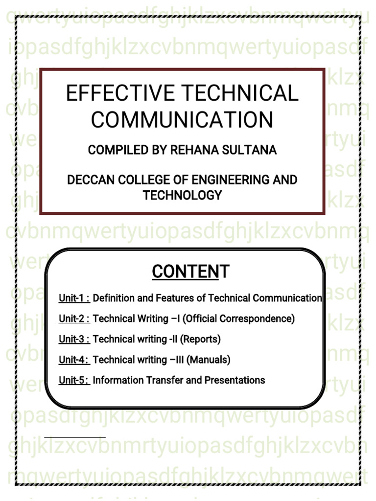 ETCE-Unit-1 | PDF | Chemical Substances | Physical Chemistry