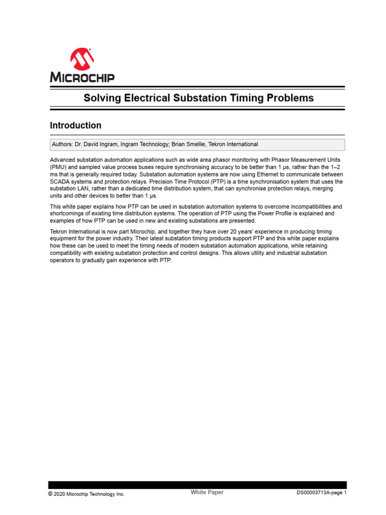 Solvoing Electrical Substation | PDF | Computer Network | Modulation