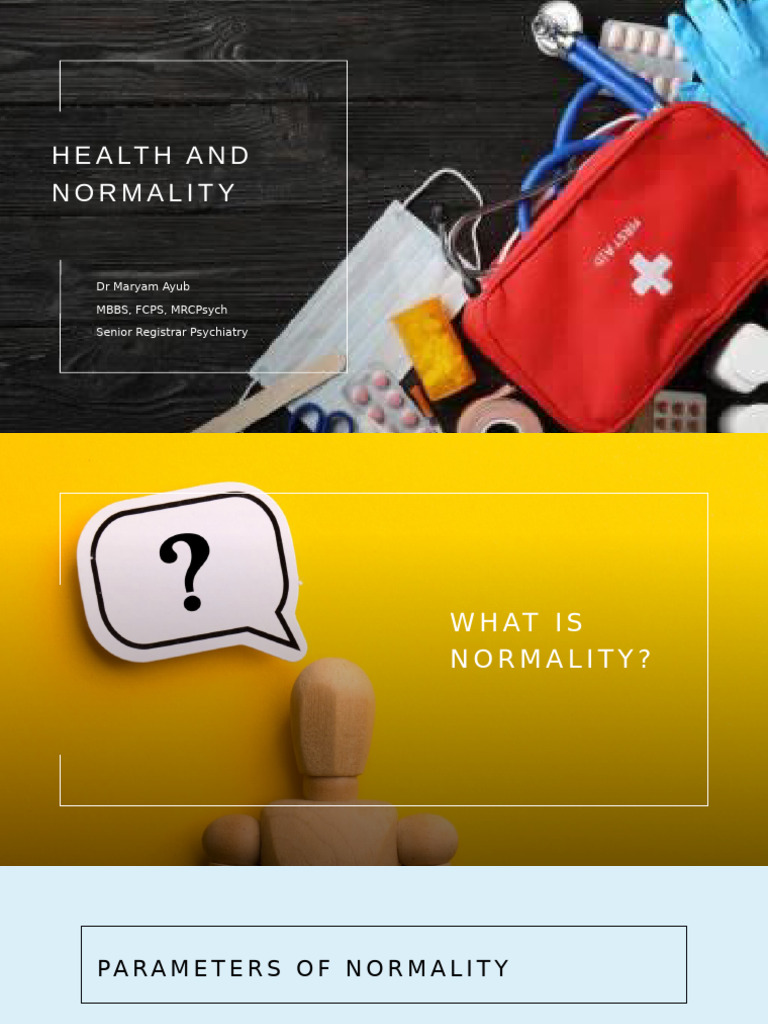 Normality | PDF | Social Psychology | Psychology