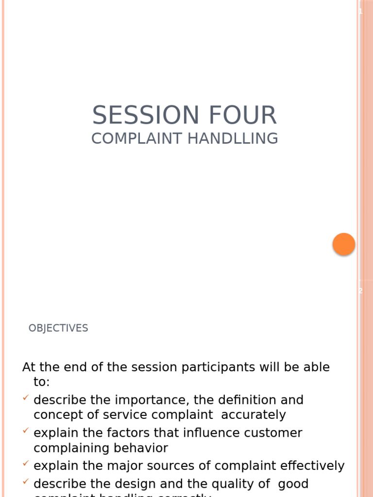 Effective Complaint Handling Strategies | PDF | Psychological Concepts ...