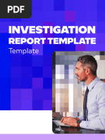 Investigation Plan Template Guide | PDF | Employment | Government ...