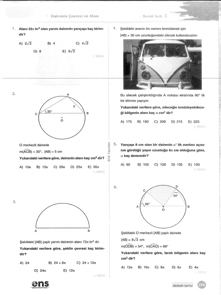 DAİREDE ALAN Ens - Birey A - Benim Hocam - Yayın Denizi - Hız Ve Renk | PDF