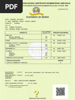 10th Icse Marksheet. | PDF | Educational Stages | Student Assessment ...