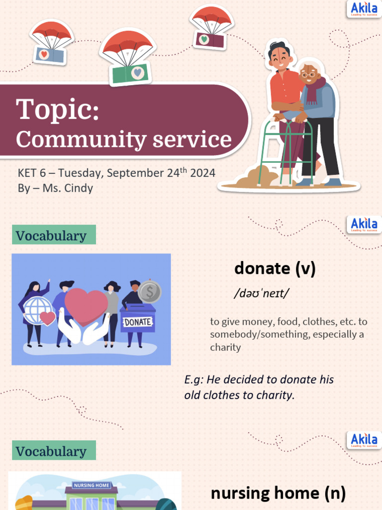 Community service (1) | PDF | Phrase | Linguistics