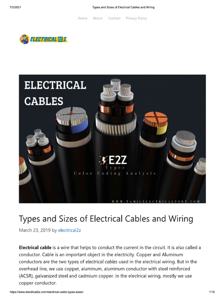 Wire and Cable | PDF