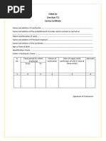 Form XIV - Employment Card | PDF