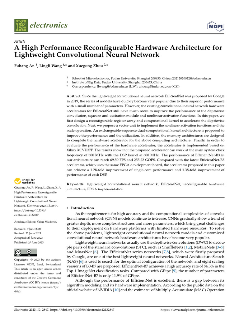 A High Performance Reconfigurable Hardware Archite | PDF | Field Programmable Gate Array ...