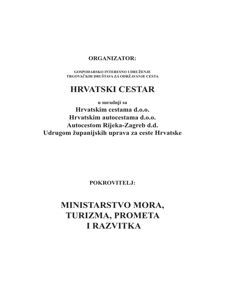 Hrvatski Cestar Zbornik2007 | PDF