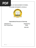 Samsung Organizational Structure Overview | PDF | Computer Memory ...