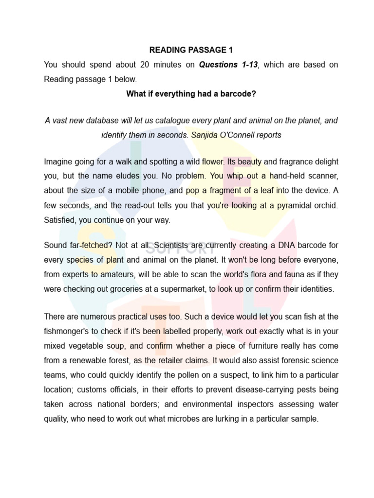 Prediciton Reading | PDF | Species