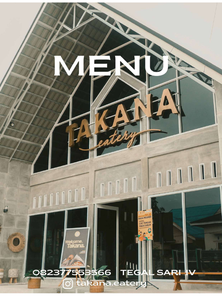 Takana's Menu 2024 | PDF
