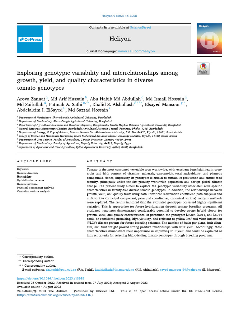 Helion | PDF | Plant Breeding | Tomato