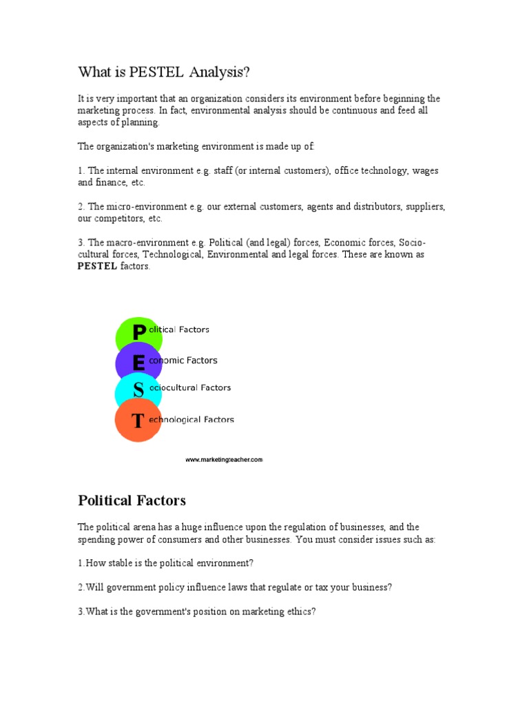 PESTEL Analysis | PDF | Corporate Social Responsibility | Economies