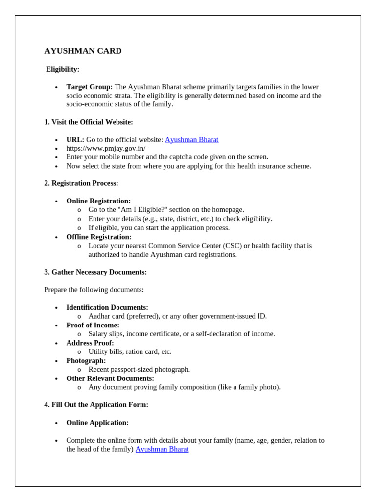 Ayushman Final | PDF | Health Care | Hospital