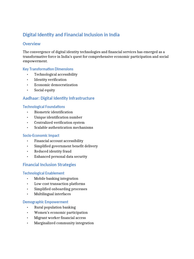 Digital Financial Inclusion Pdf – GARAKD