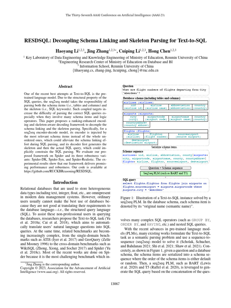 RESDSQL | PDF | Sql | Databases RESDSQL | PDF | Sql | Databases
