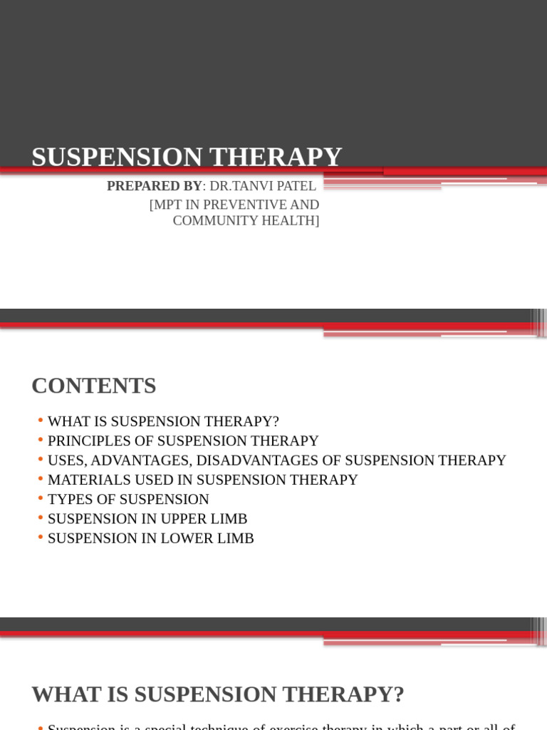Suspension Therapy | PDF | Anatomical Terms Of Motion | Elbow