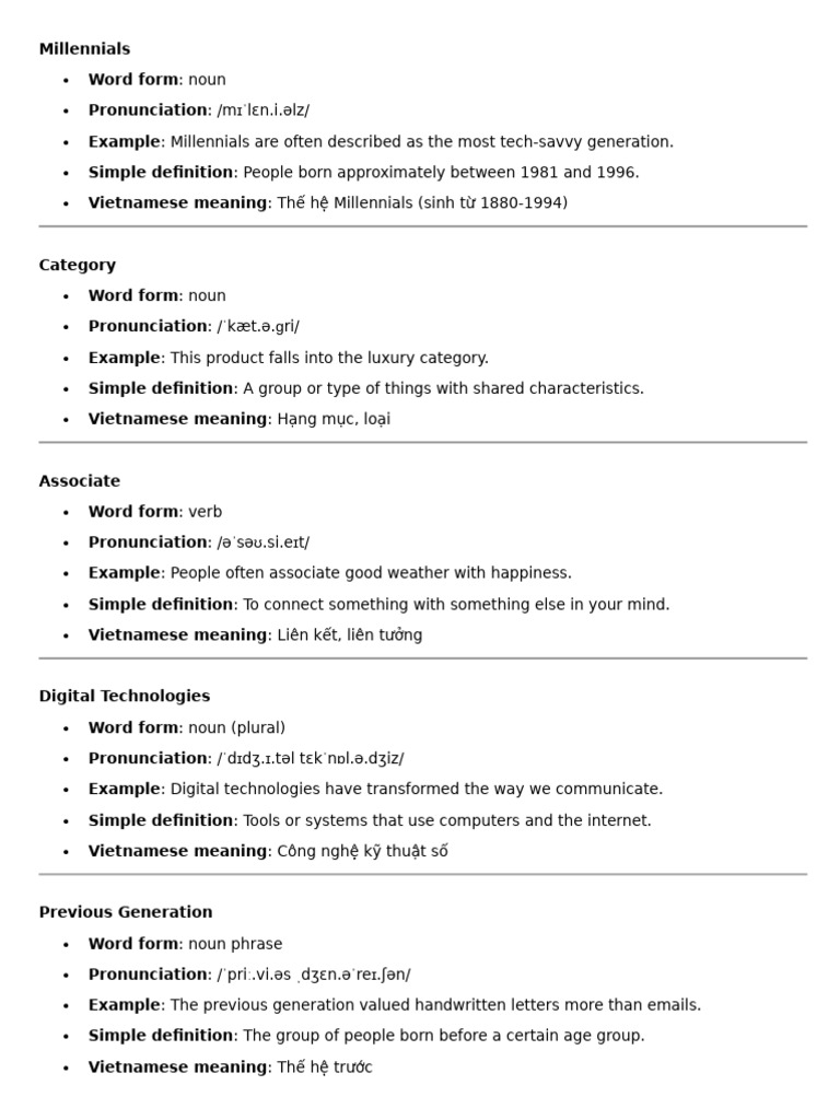 UNIT-3-listenign-1-vocab | PDF | Credit | Finance & Money Management