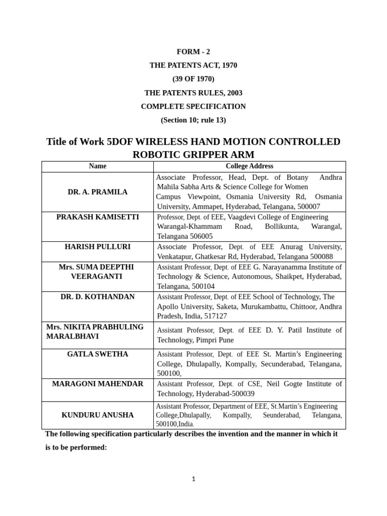 Pid 10390SR 5dof - Wireless - Hand - Motion - Controlled - Robotic ...