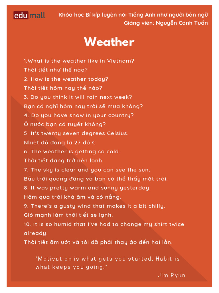 C3 06 Weather | PDF