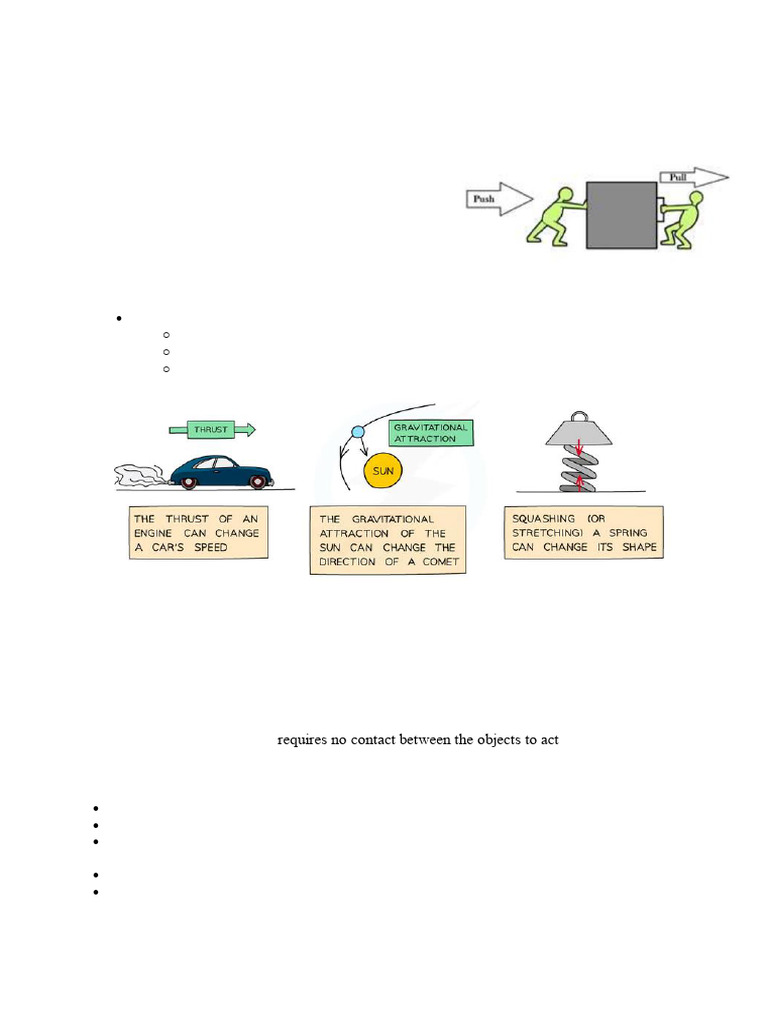 Forces and Motion | PDF | Force | Weight