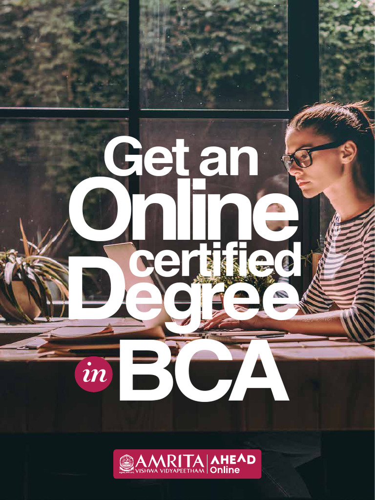 Amrita Online Bca Brochure | PDF | Cisco Certifications | Artificial Intelligence