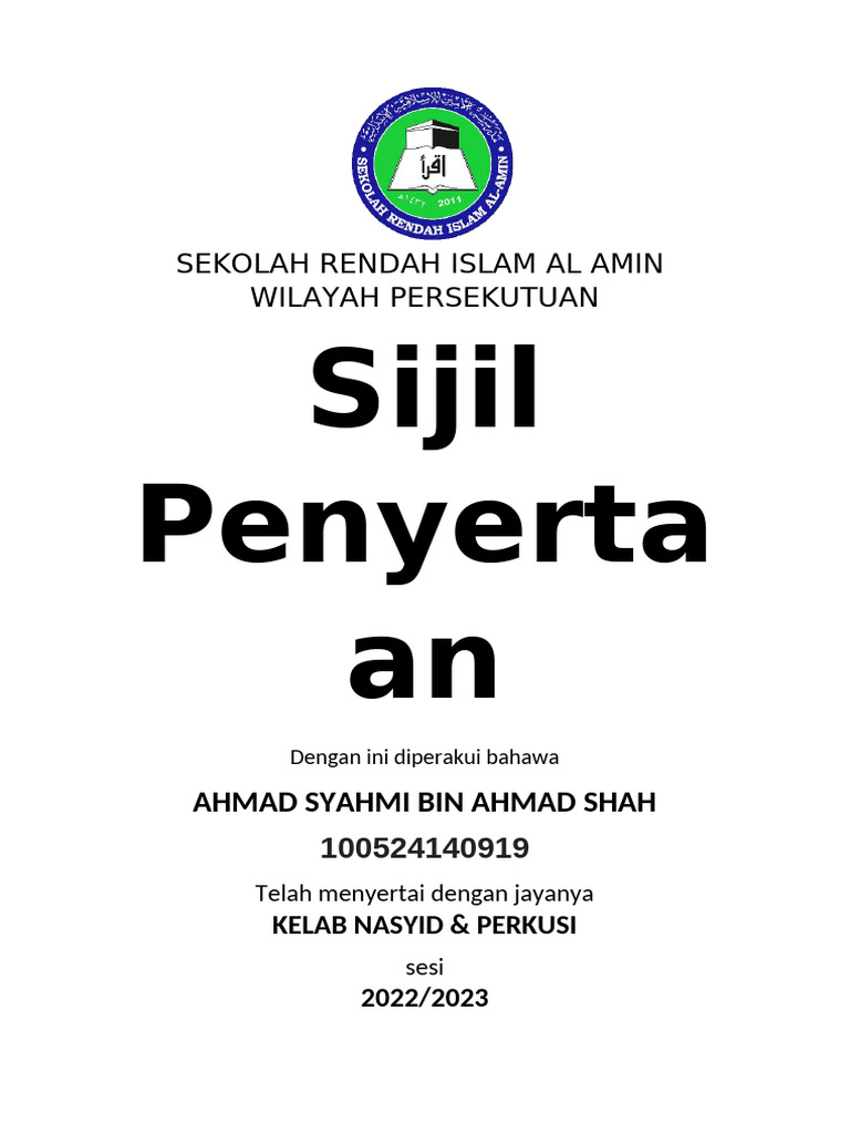Sijil Nasyid | PDF