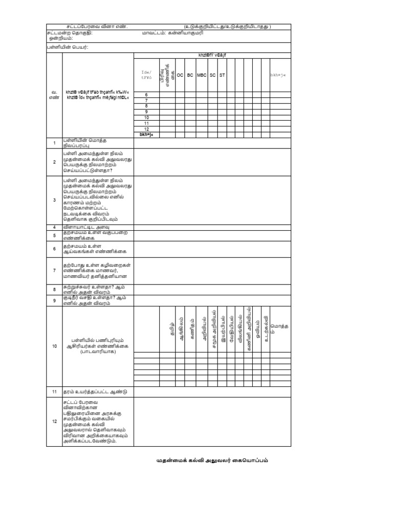 Laq Model Form | PDF