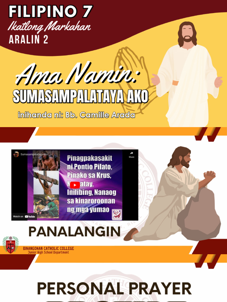 Q3-A2 Ama Namin Pagtutumbas at Panghihiram | PDF