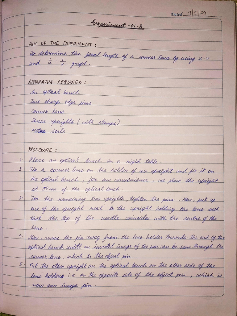 Experiment-01 (Phy) | PDF