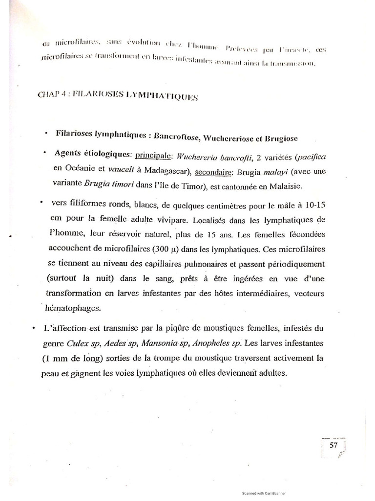 Chap4&5 Parasitologie | PDF