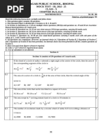 CBSE Class 9 Math Sample Paper Set 2 | PDF