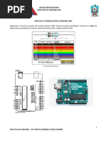Taller Práctico 1 Tinkercad Con Arduino | PDF | Diodo emisor de luz | Arduino