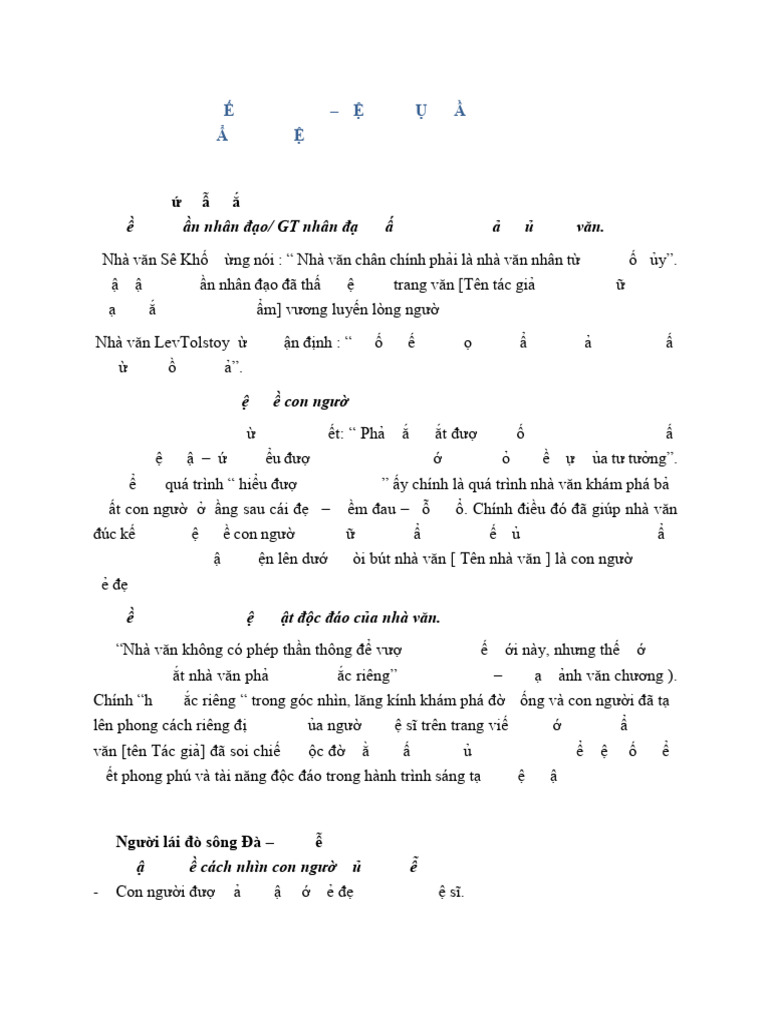 Tá NG Há P PHÃ N TÃ CH Váº PHÃ N HÃ A - Lá NH PHá CÃ C TÃ C PHáº M TRUYá N | PDF