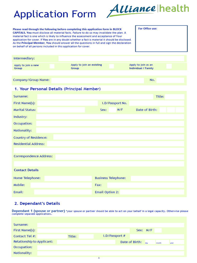 MTM Application Form Instructions | PDF | Cancer | Kidney