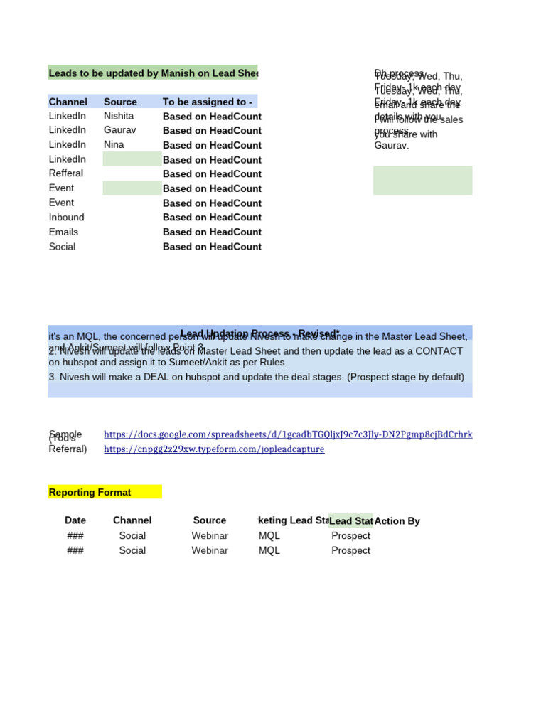 JOP Master Lead Sheet | PDF | Foreign Trade Of The United States ...
