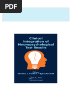 Sample Neuropsychological Report | PDF | Wechsler Adult Intelligence Scale | Cognitive Science