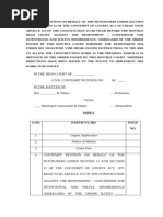 Contempt Petition Format | PDF | Contempt Of Court | Affidavit