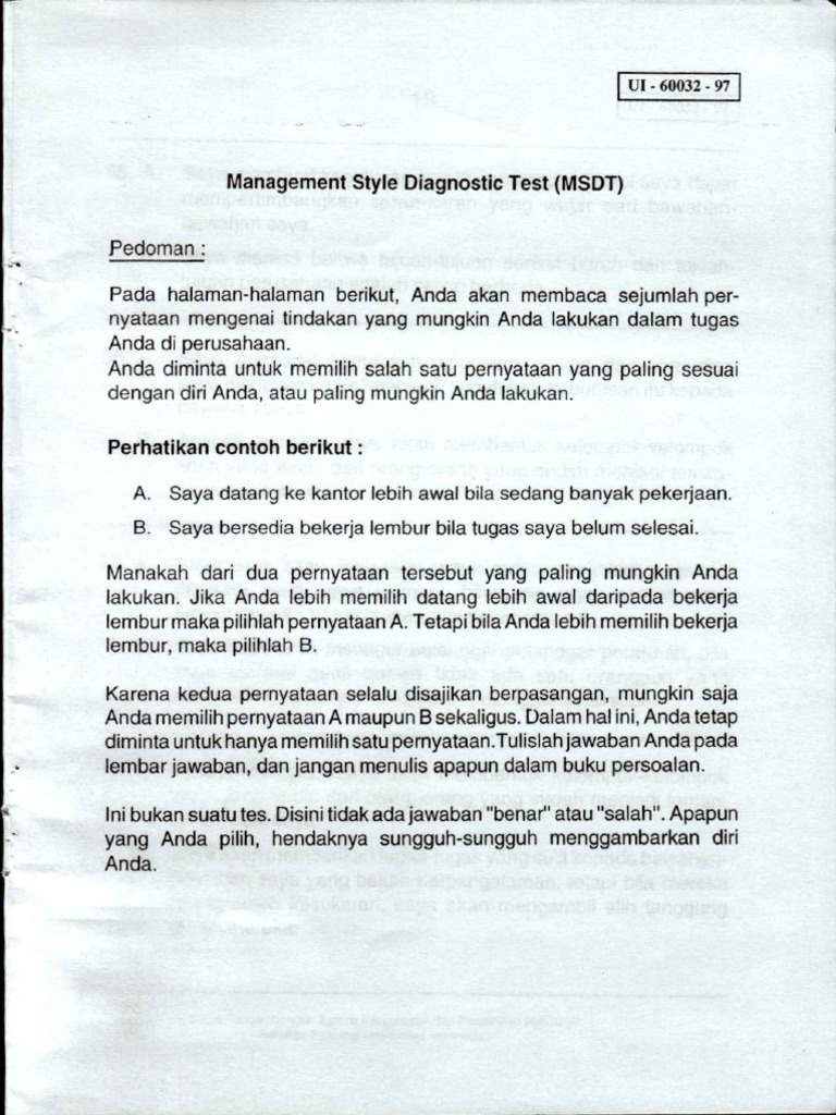 Soal MSDT | PDF
