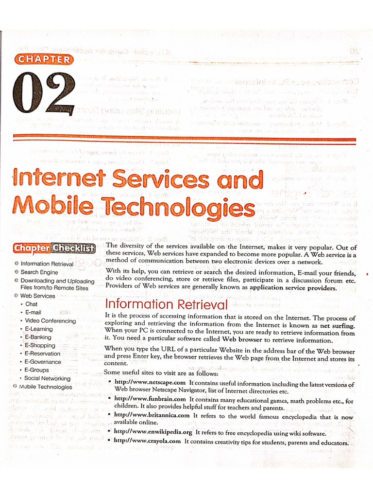 Class 10 Internet Services Notes-2 | PDF