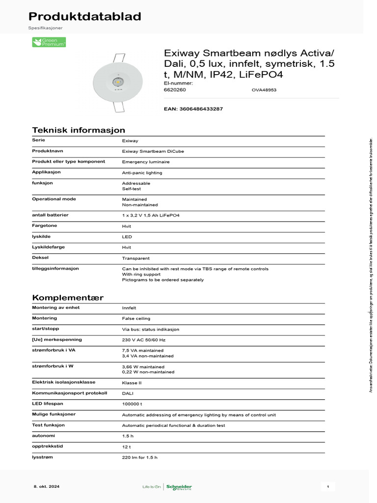 Schneider Electric_Exiway-Smartbeam_OVA48953 | PDF