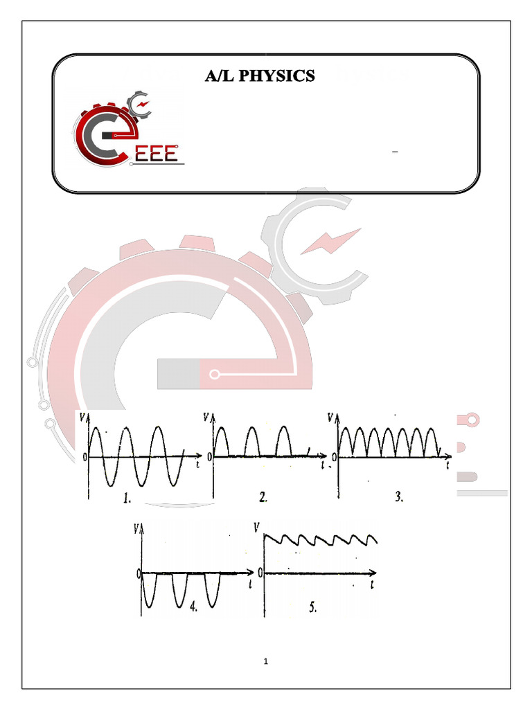 Electronics 01 (AL 2023) - Jenu - English | PDF | Diode | Electrical Network