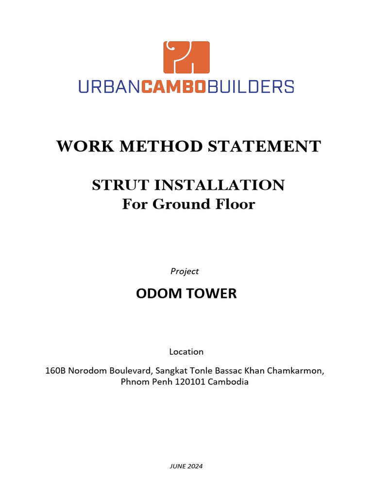 20240817-ODOM TOWER-ULS-ACT-UCB-WMS-Strut Installation GF Rev01 | PDF ...