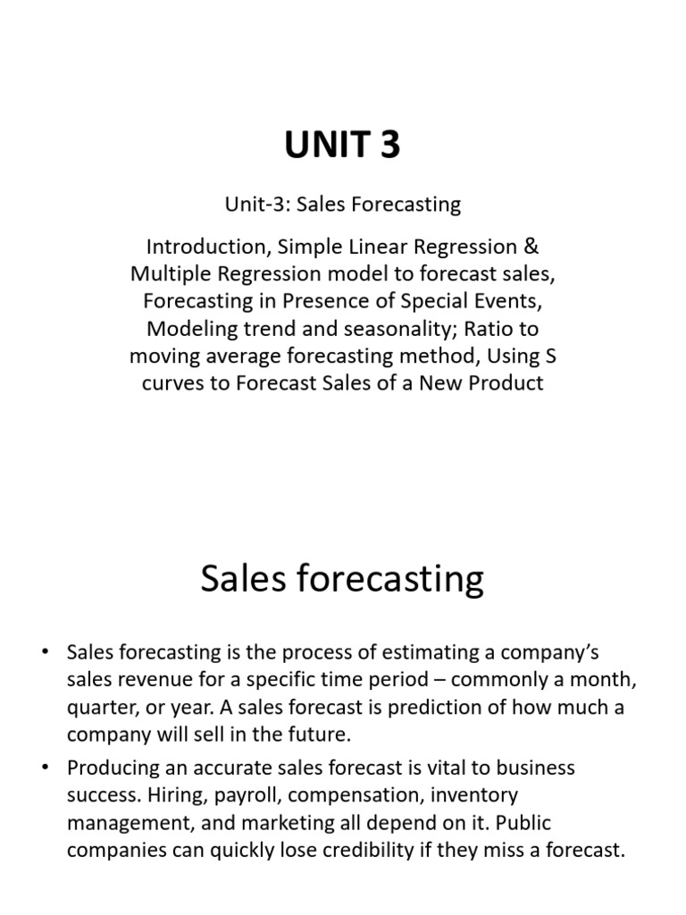 3 | PDF | Forecasting | Regression Analysis