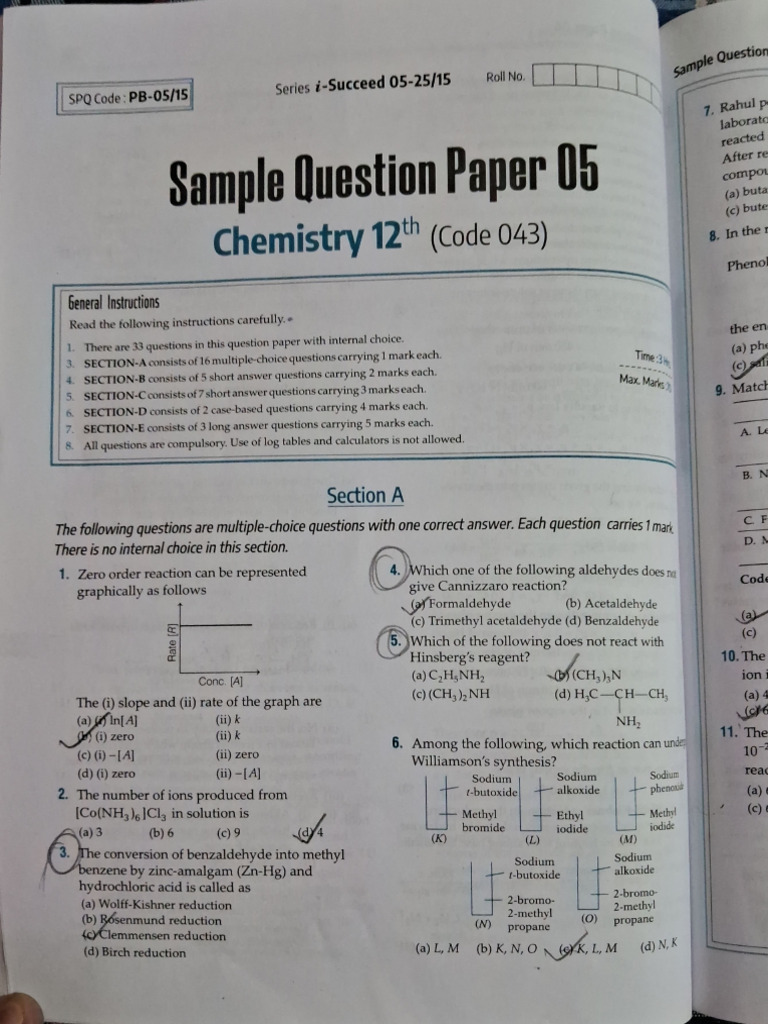 Sample Paper 5 | PDF